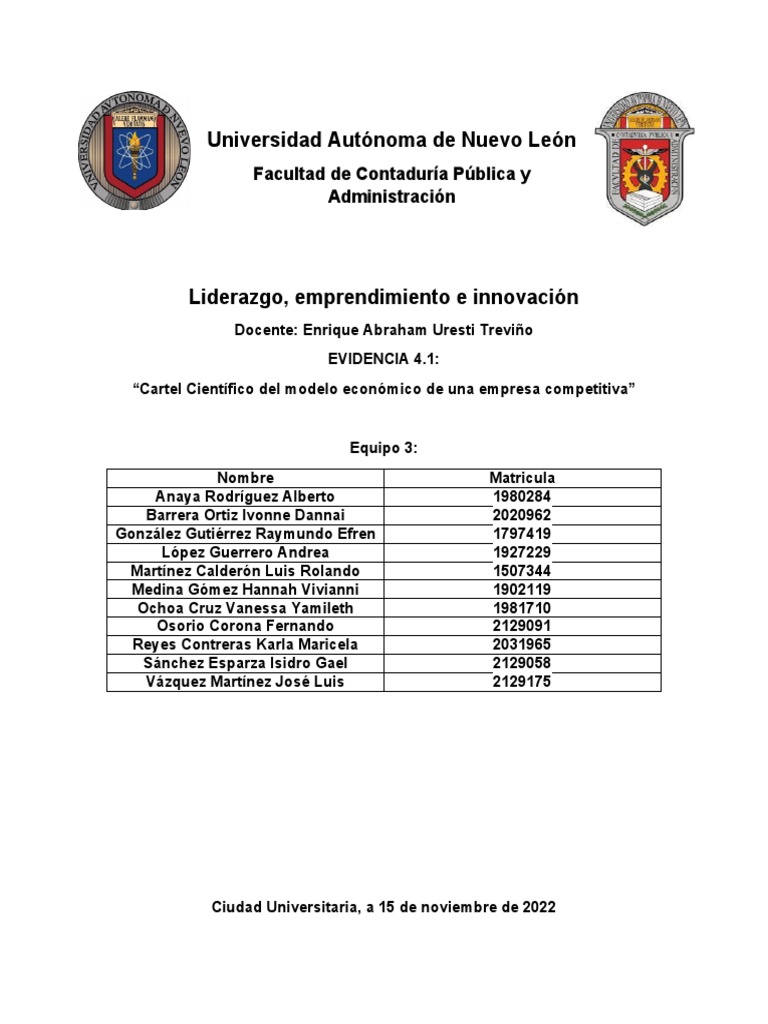 Ev4 Equipo3 LBX | Descargar gratis PDF | Incubadora de empresas | Costo