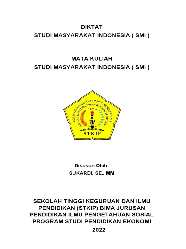 Diktat Studi Masyarakat Indonesia (Smi) | PDF
