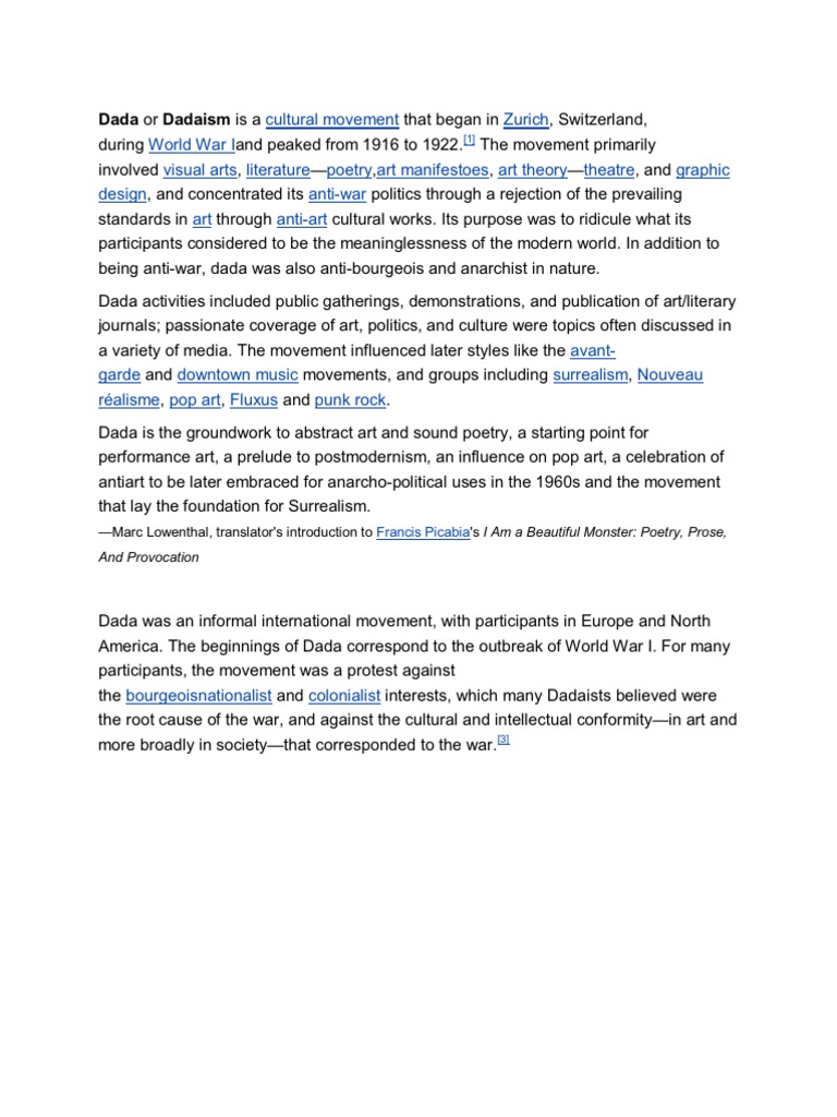 Marc Lowenthal, Translator's Introduction To 'Si: Francis Picabia | PDF ...