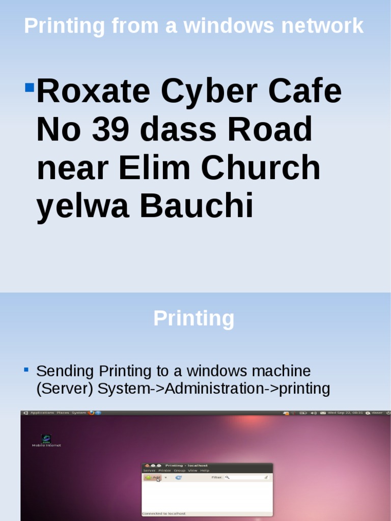 Windows Network Printing Guide | PDF