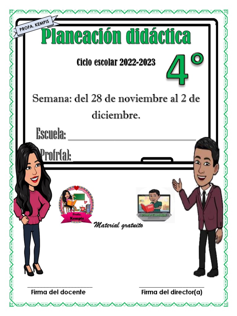 4° S14 Planeación Profa Kempis | PDF | Aprendizaje