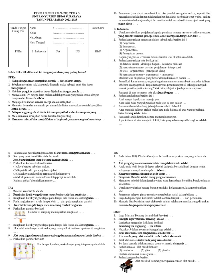 PH Tema 3 KLS 6 Ok | PDF