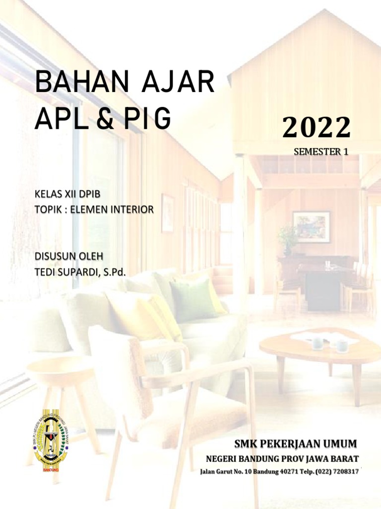 Bahan Ajar APL-PIG (Tedi Supardi, S.PD.) | PDF | Seni