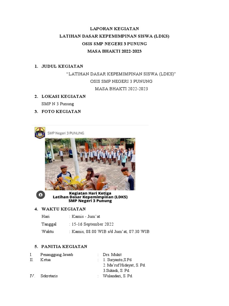 Laporan ldks-2022 | PDF