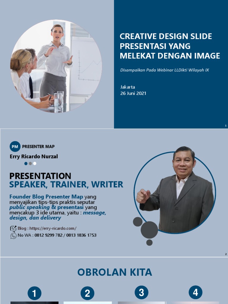 Desain Slide Presentasi Efektif | PDF