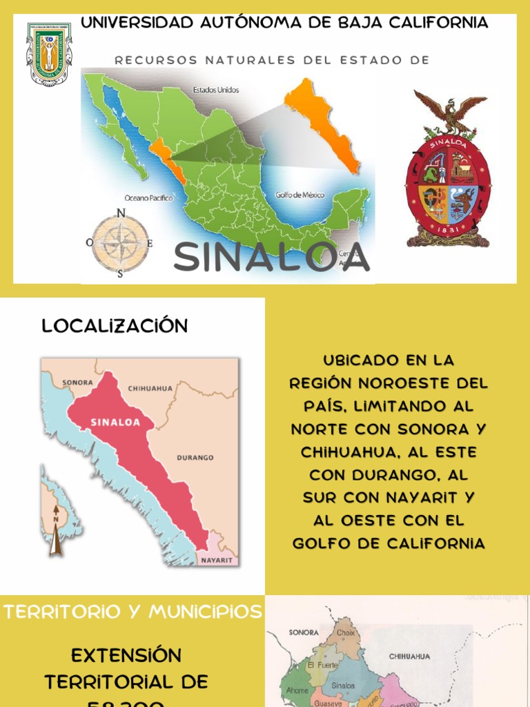 Sinaloa | PDF | Ciencias de la Tierra | Geografía