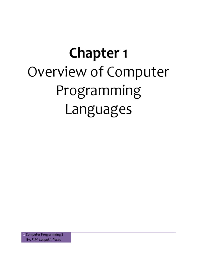 Programming Languages | PDF | Java (Programming Language) | Java ...