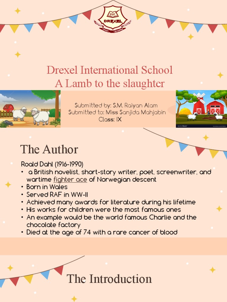 A Lamb To The Slaughter | PDF | Classics | General Fiction