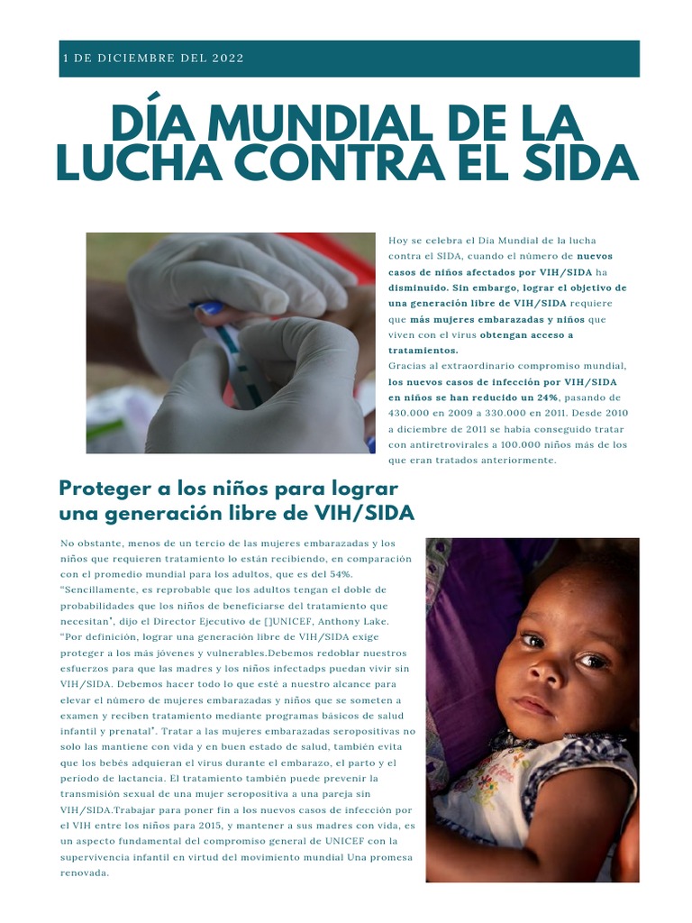 Generación libre de VIH/SIDA infantil | PDF | VIH / SIDA | Unicef