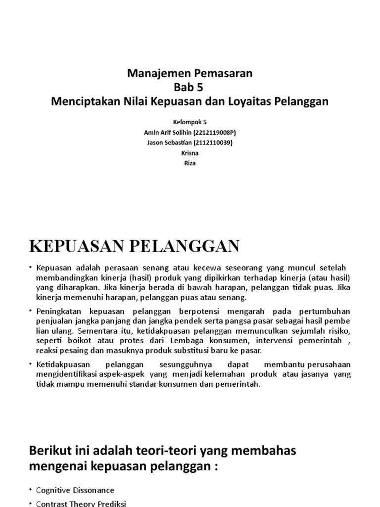 Bab 5 | PDF