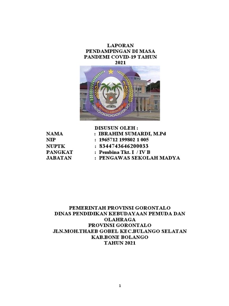 LAPORAN Pengawasan Di Masa Pandemi 2020 | PDF | Seni