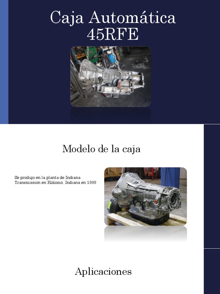 Caja Automática 45RFE | PDF