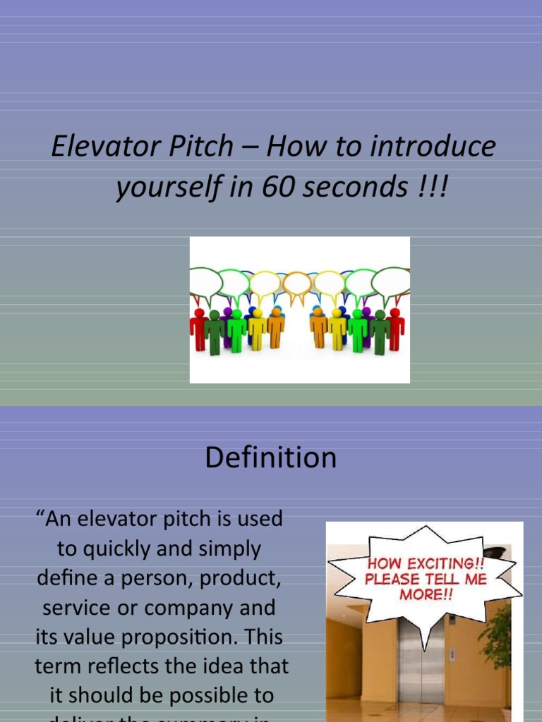 Elevatorpitch-Chapter 7 Techno | PDF | Communication | Cognition