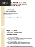Nola Pender's Health Promotion Model | Health Promotion | Behavior