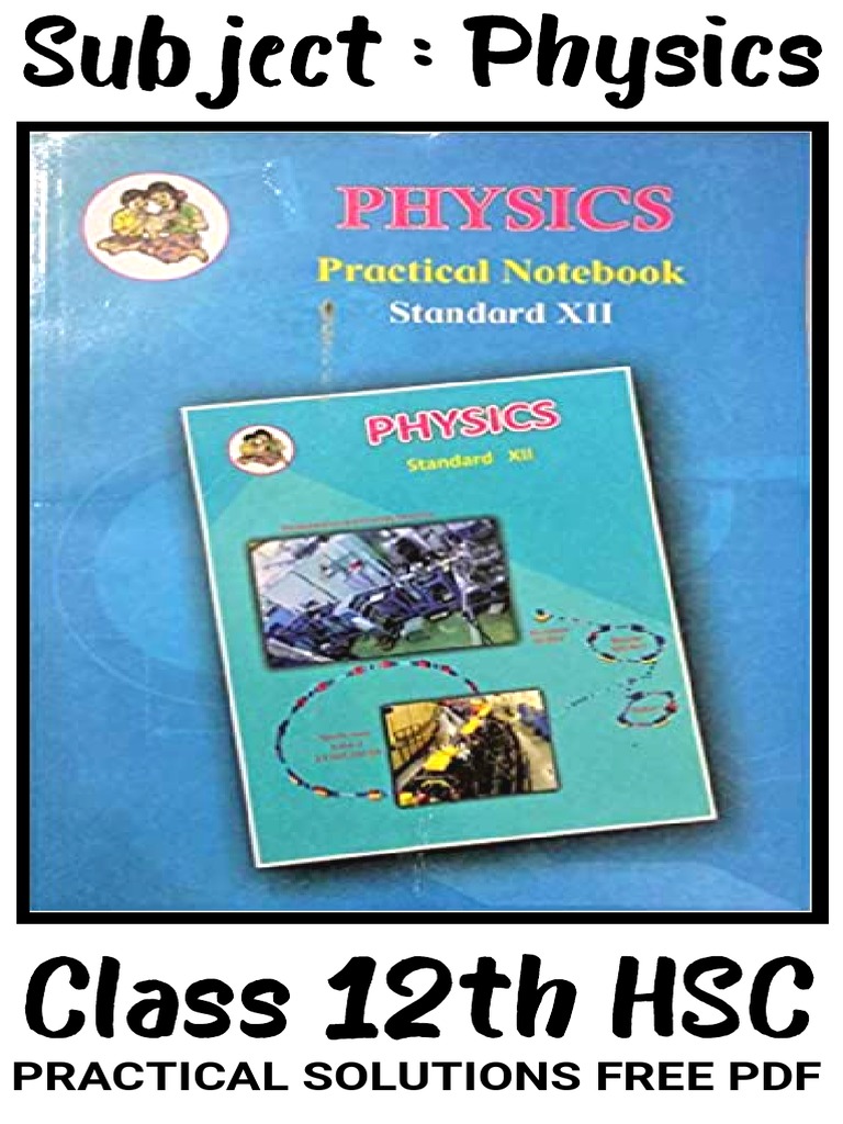 12th Physics Practical Solutions | PDF