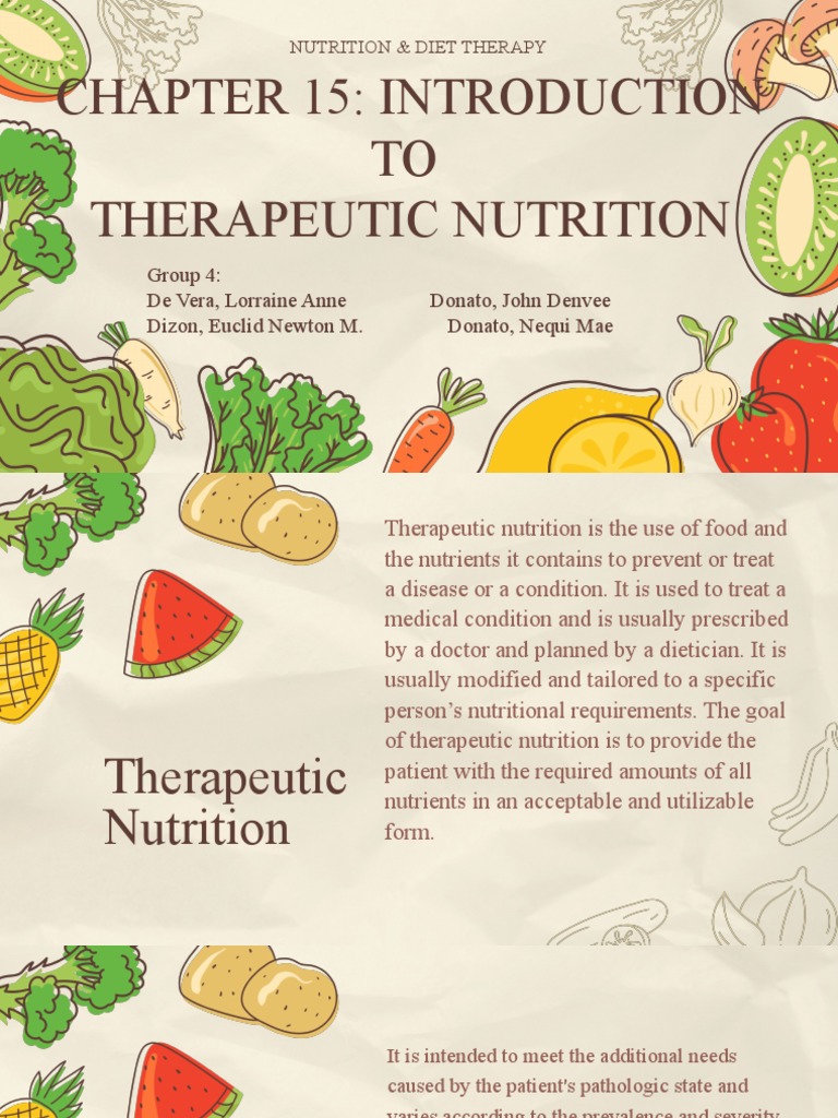 Nutrition Diet Therapy | PDF | Diet & Nutrition | Diet (Nutrition)