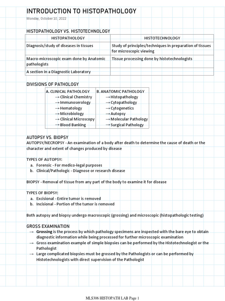 Histopathology Laboratory Safety Guide | PDF | Pathology | Histopathology