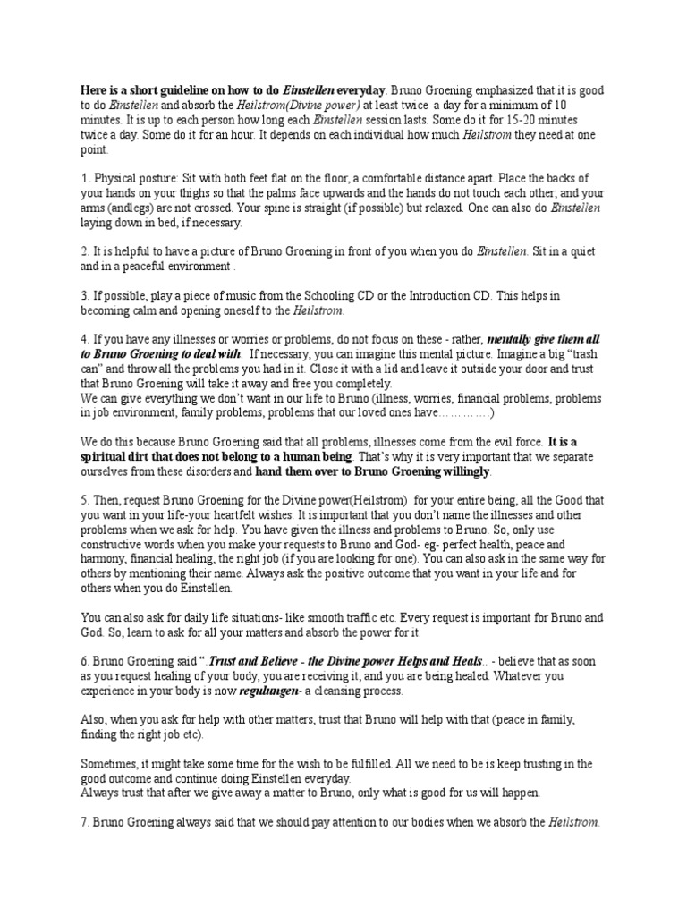 How To Do Einstellen | PDF | Self-Improvement | Wellness