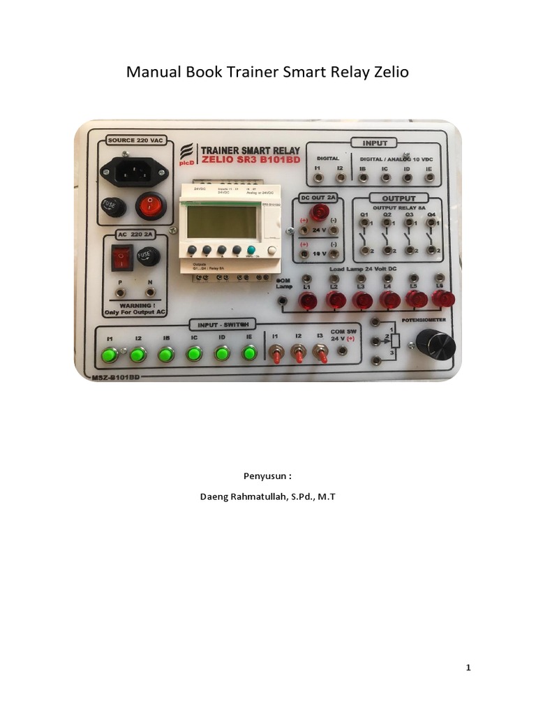Manual Book Zelio Koper Kecil | PDF