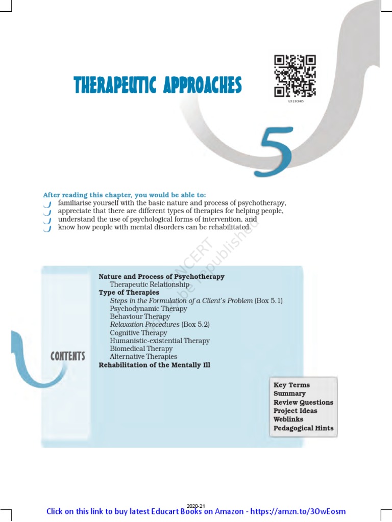 CH 5 - Therapeutic Approaches | PDF