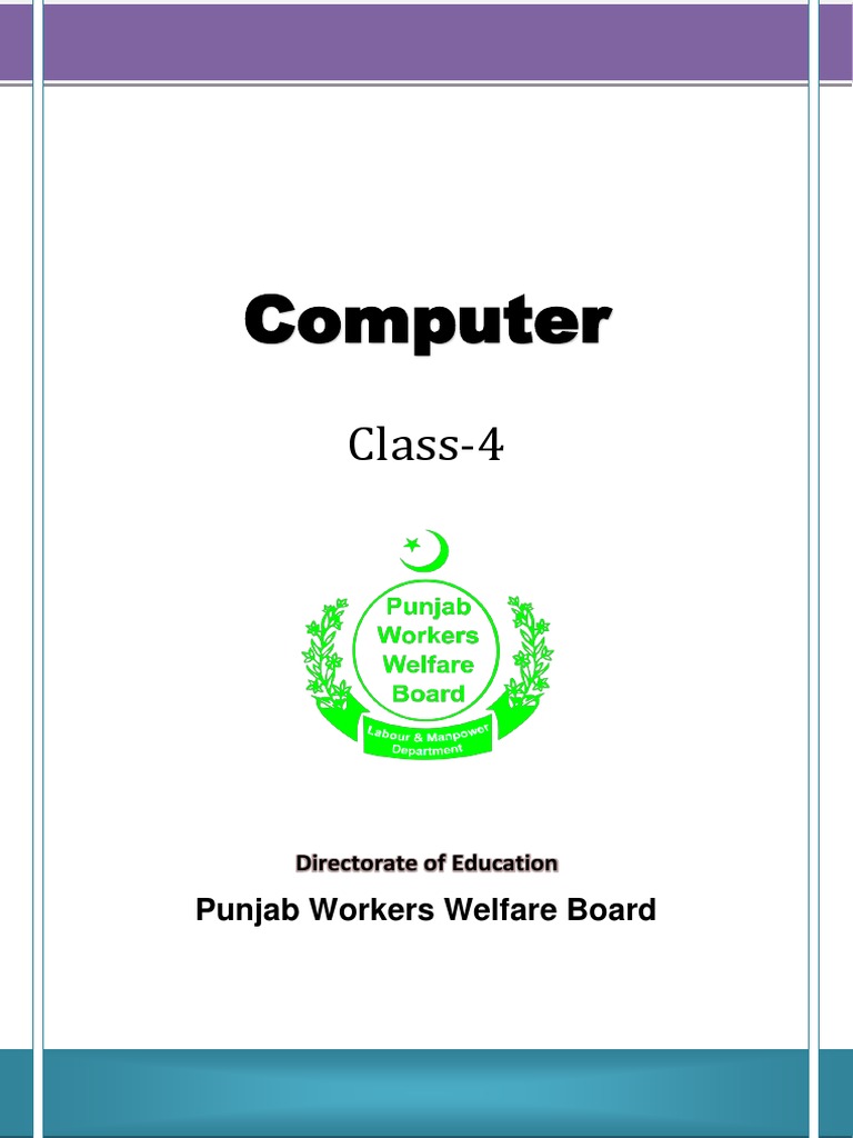4 Class Computer Pdf Computer Data Storage Random Access Memory 5389