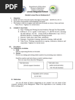 Lesson Plan Grade 4 Math | PDF | Teachers | Learning