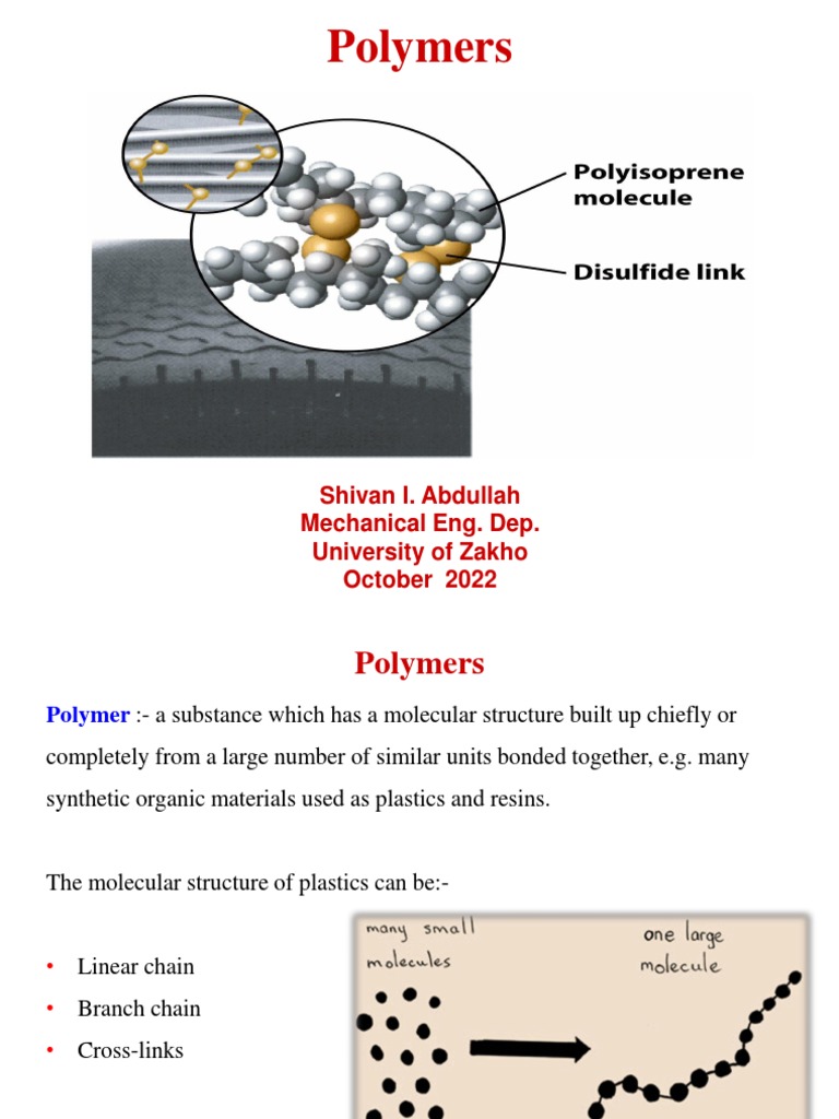 Polymers | PDF | Deformation (Engineering) | Polymers