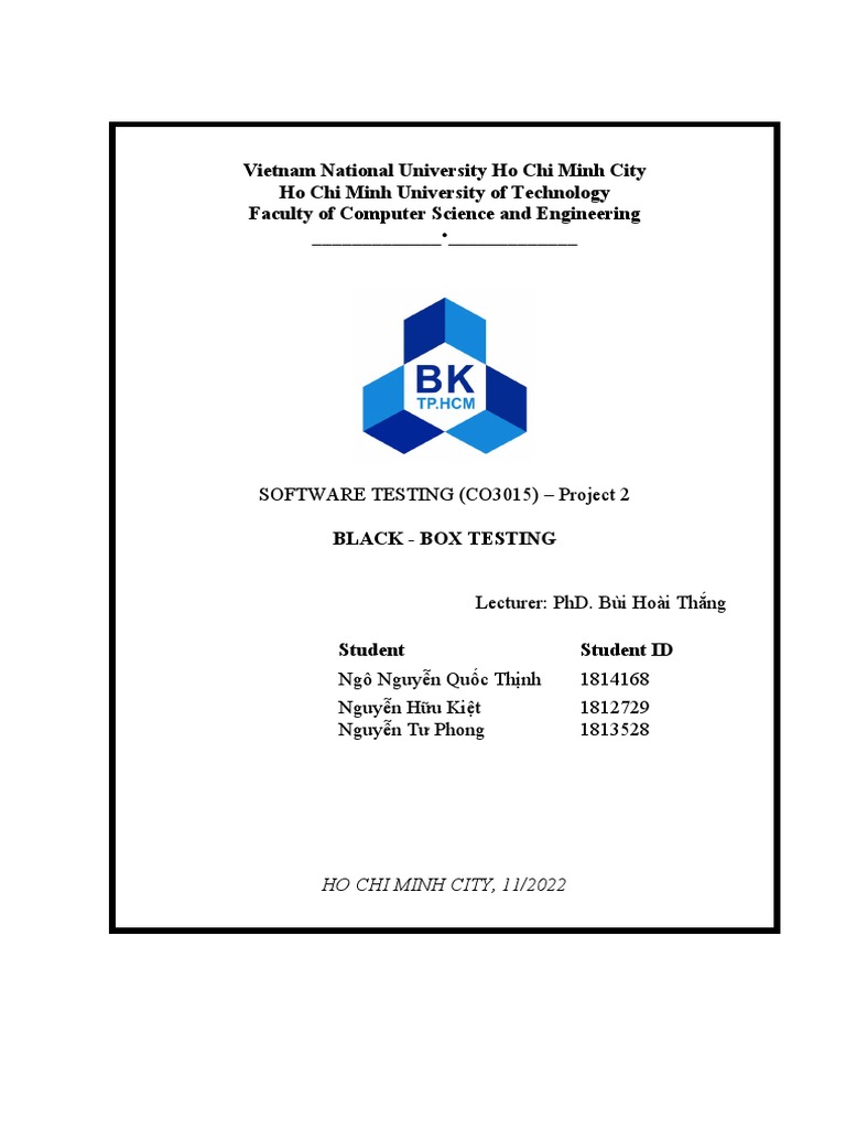Software Testing Project 2 Pdf Pdf 