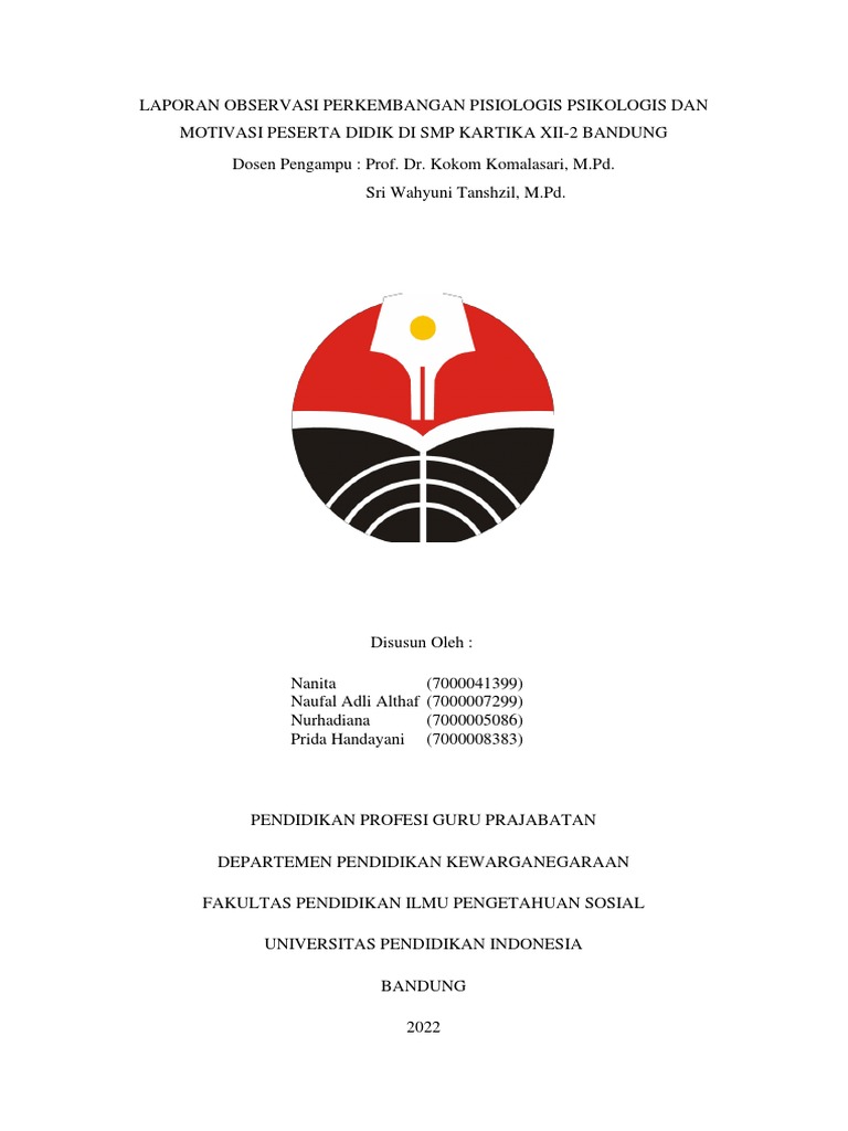 Tugas Laporan Observasi | PDF