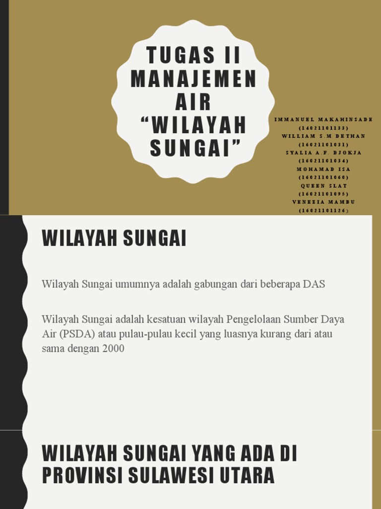 Wilayah Sungai Pdf