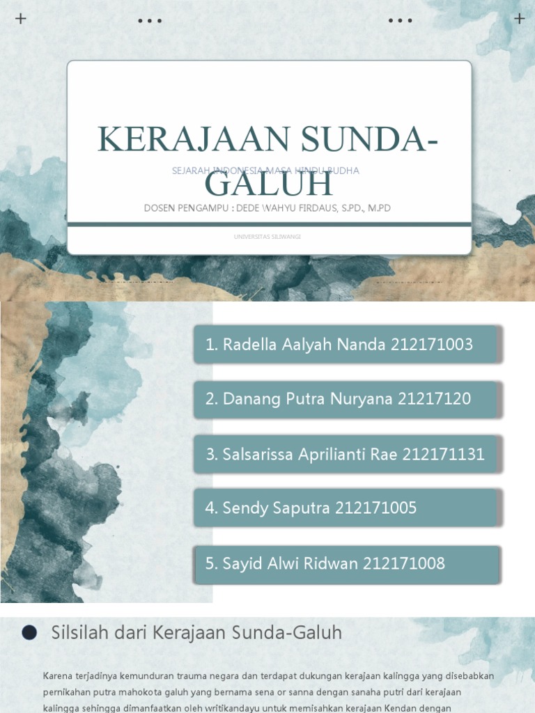 Kerajaan Sunda-Galuh | PDF | Sejarah