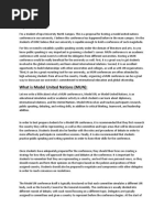 Marking Guide For MUNs | PDF | Career & Growth