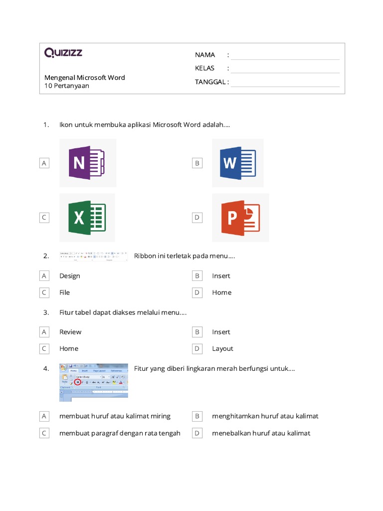 Mengenal Microsoft Word | PDF