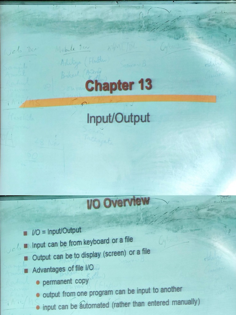 Chapter 13 Java Input Output Pdf
