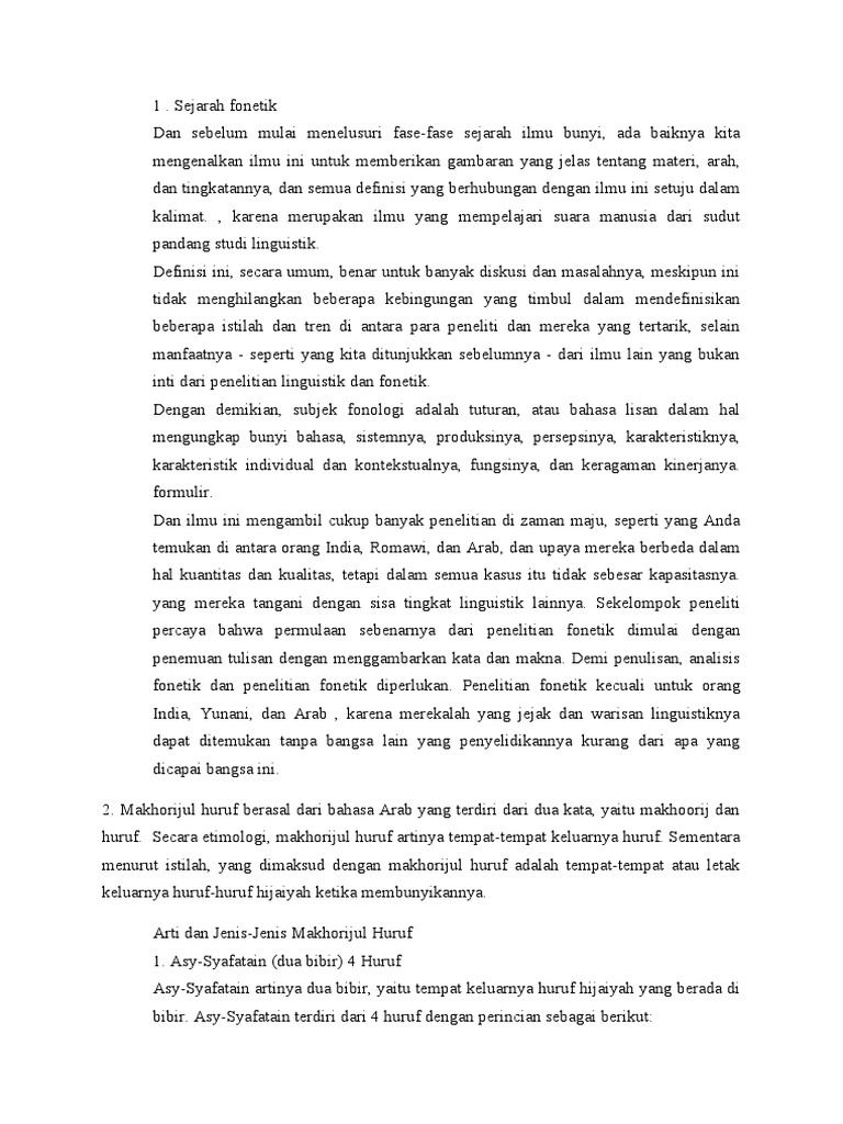 Jawaban Uts Ilmu Al Ashwat | PDF