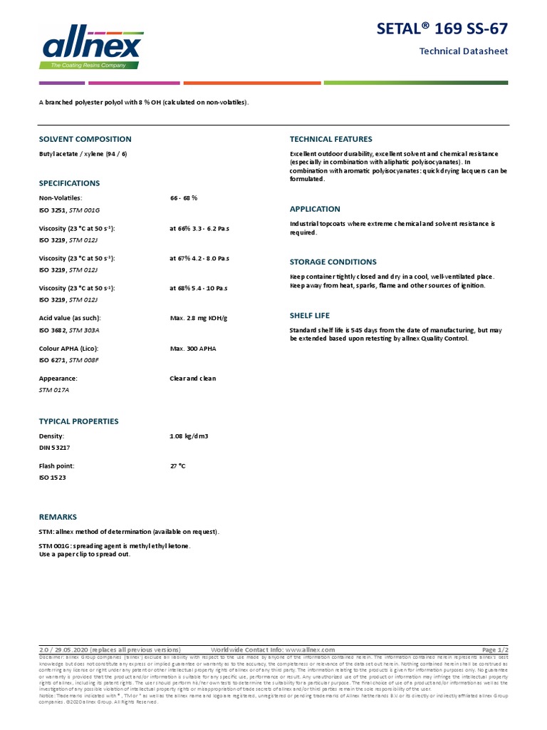 Setal 169 SS 67 - en - A4 | PDF | Intellectual Property | Trademark