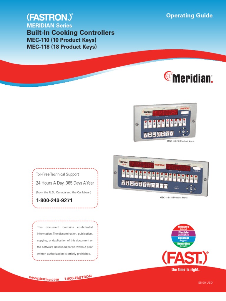 FAStron MEC-110 SPM | PDF | Technical Support | Fahrenheit