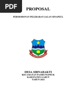PROPOSAL Perbaikan Jalan | PDF