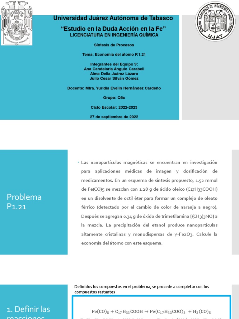 Sínt Proc 202202 P1 Abp2 SGJC | PDF | Materiales | Química Física