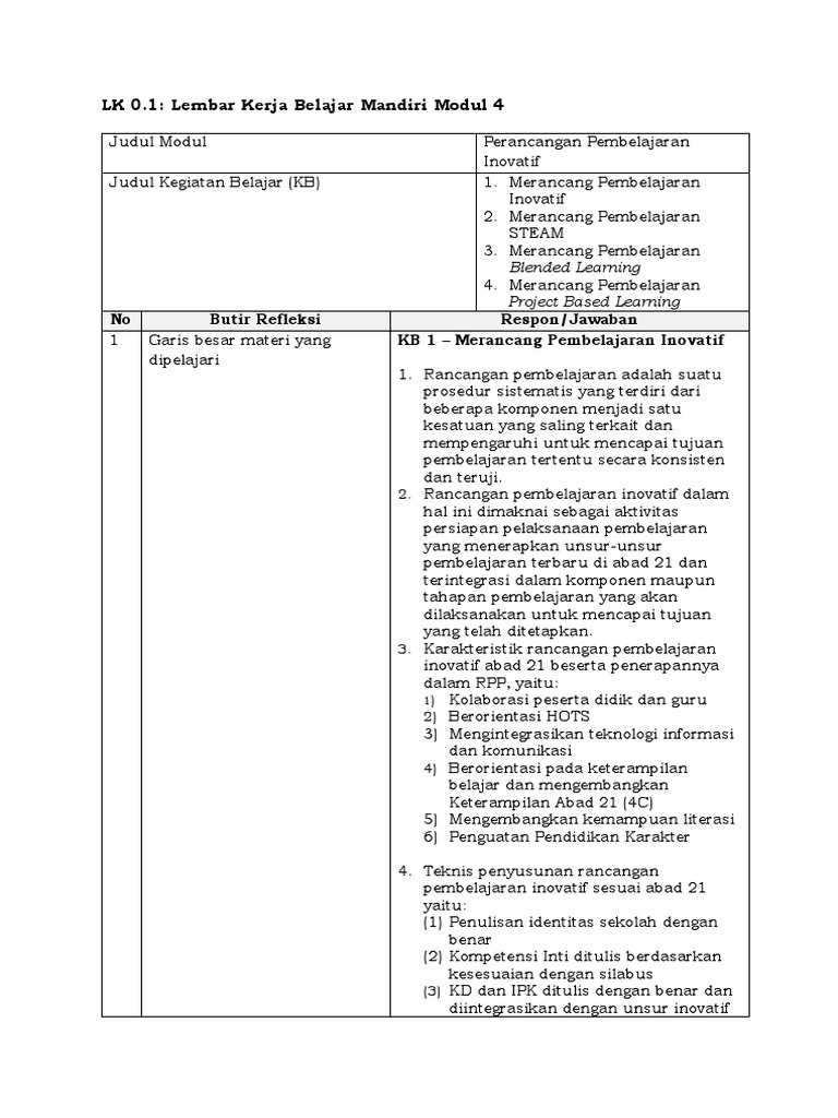 LK 04 Pedagogik Modul 4 | PDF
