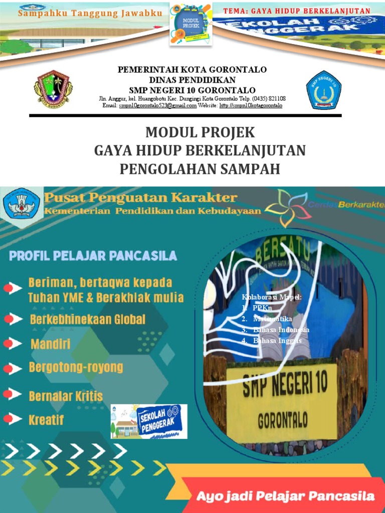 MODUL PROJEK Gaya Hidup Berkelanjutan | PDF MODUL PROJEK Gaya Hidup Berkelanjutan | PDF