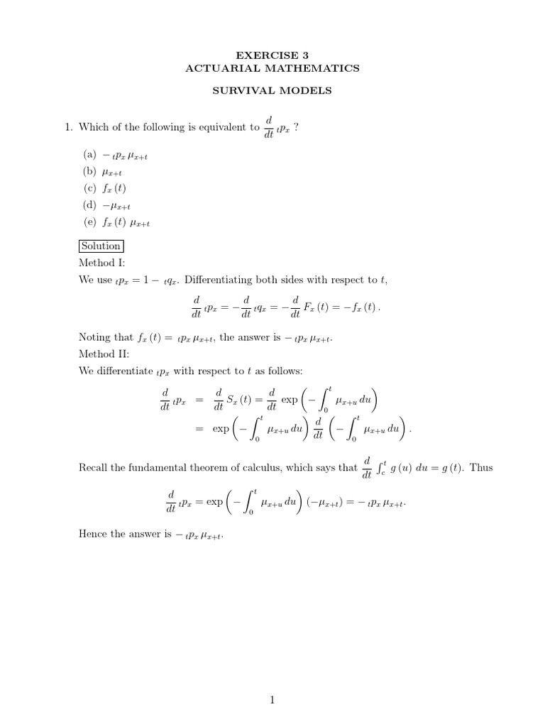 Exercise 3 - Solution | PDF | Analysis | Calculus