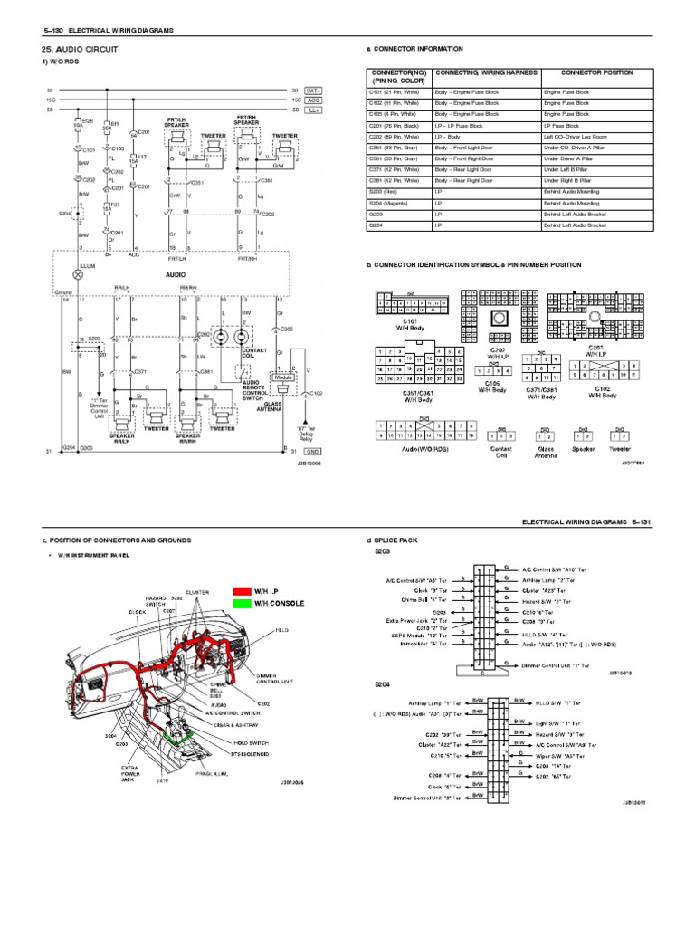 Audio Circuit | PDF | Electrical Connector | Fuse (Electrical)