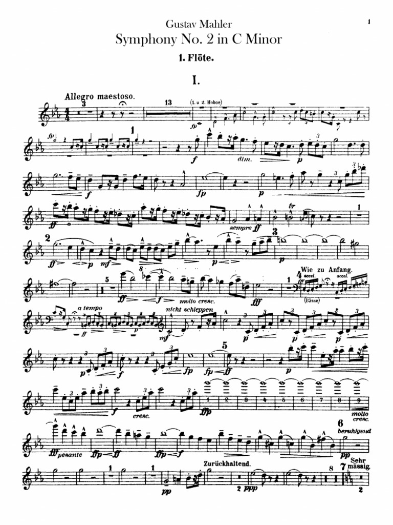 Mahler-Sym2 Flute | PDF