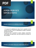 Sequence of Service | PDF | Menu | Restaurants