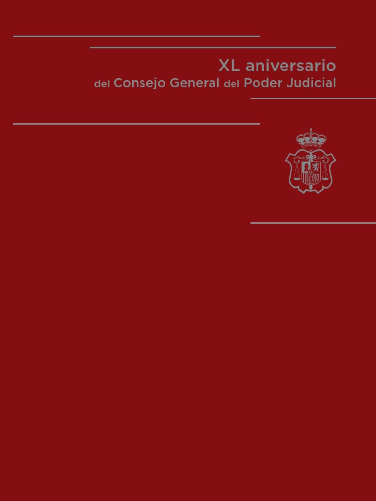 XL Aniversario CGPJ 2020 | PDF | Juez | Democracia