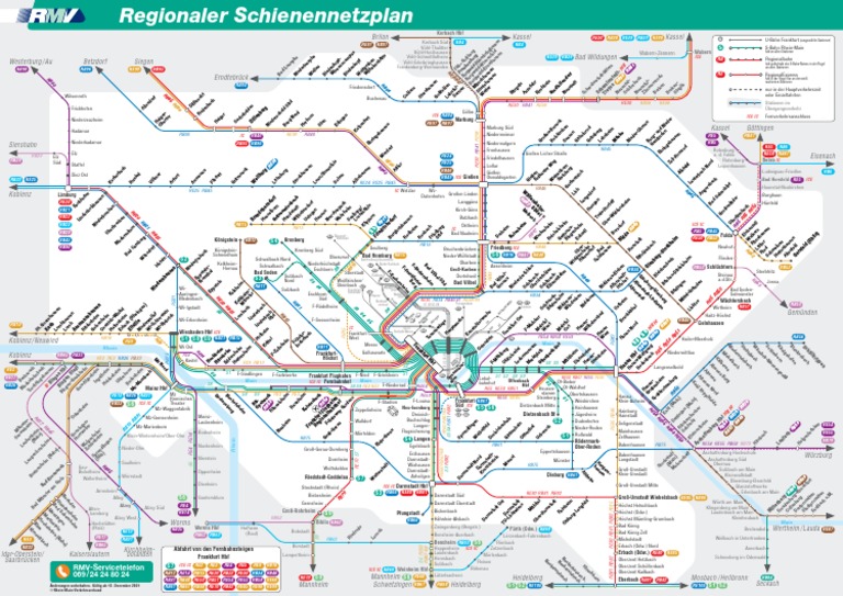RMV Schienennetzplan | PDF