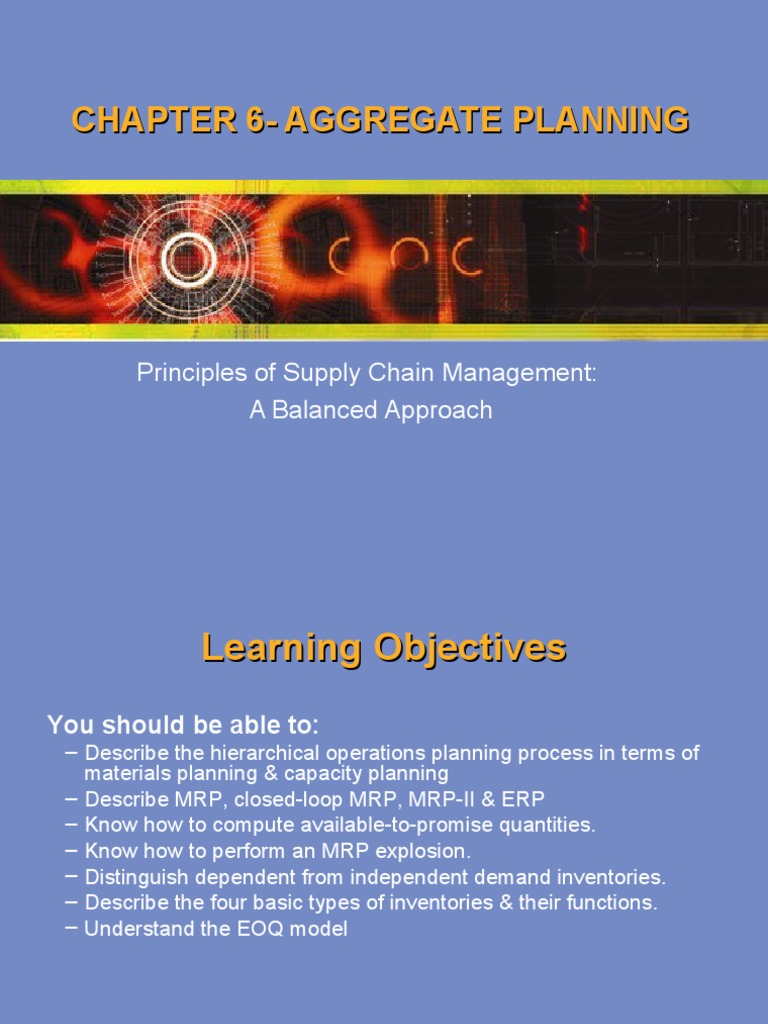 Chapter 06 | PDF | Inventory | Supply Chain