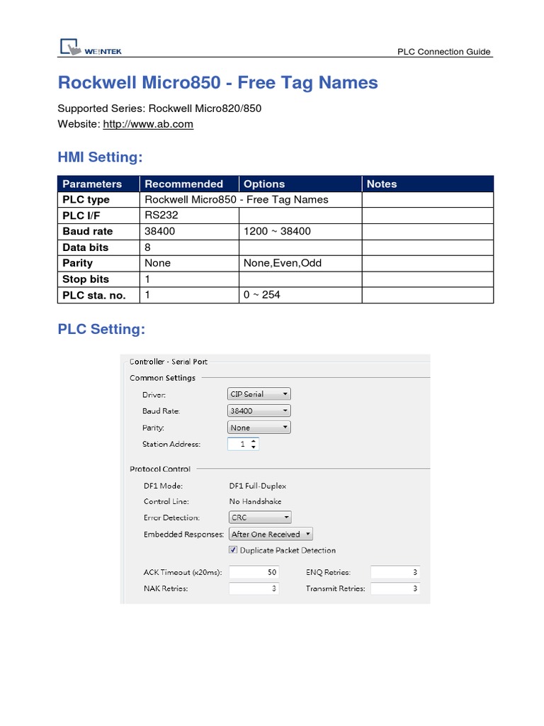 Rockwell Micro850 Free Tag Names | PDF | Binary Coded Decimal | Integer ...