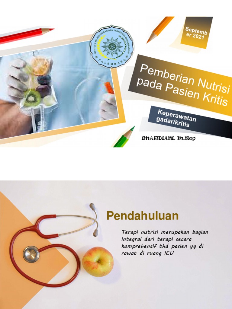 Nutrisi untuk Pasien Kritis di ICU | PDF